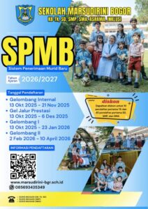 Beranda - Sekolah Marsudirini Bogor